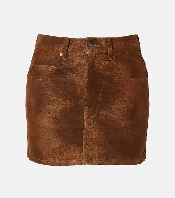 MARANT ETOILE Kimmy Miniskirt - Brown
