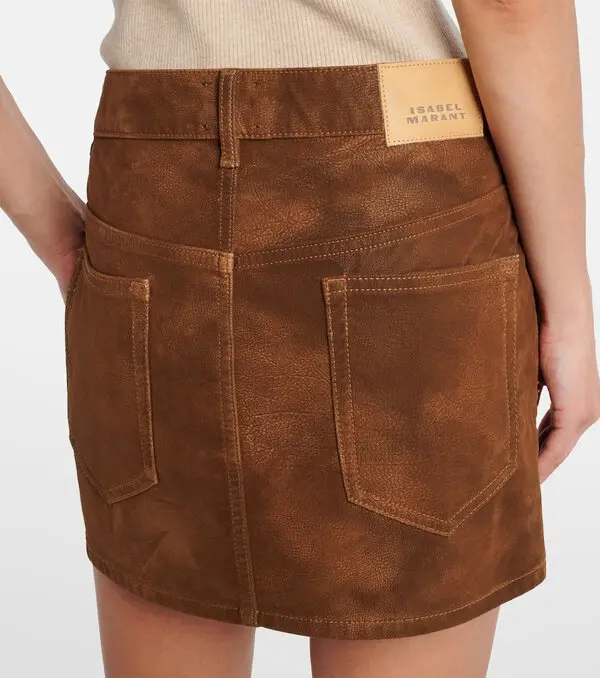 MARANT ETOILE Kimmy Miniskirt - Brown