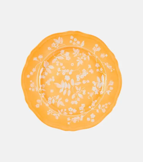 CABANA X Ginori 1735 Floral Porcelain Dinner Plate - Yellow