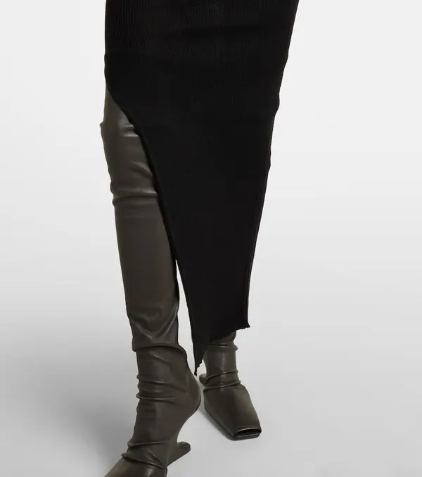 Rick Owens Athena Virgin Wool Maxi Dress