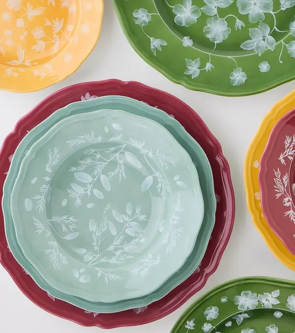 CABANA Porcelain Dinner Plate - Green