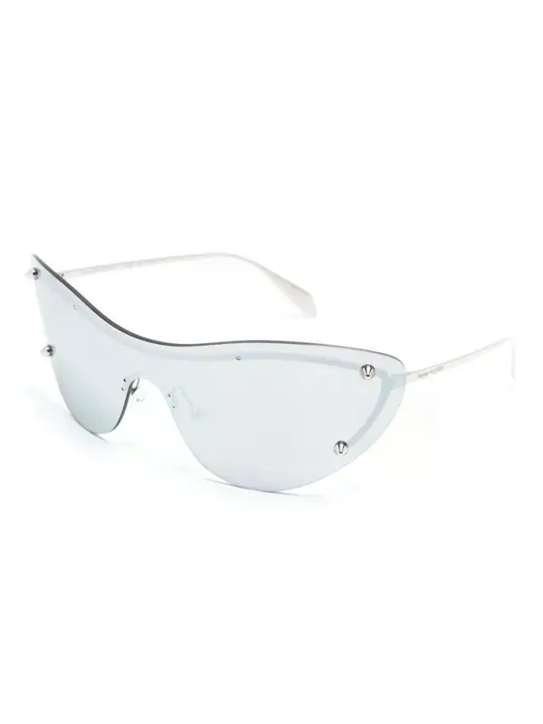 Alexander McQueen Frameless Studded Tinted Sunglasses