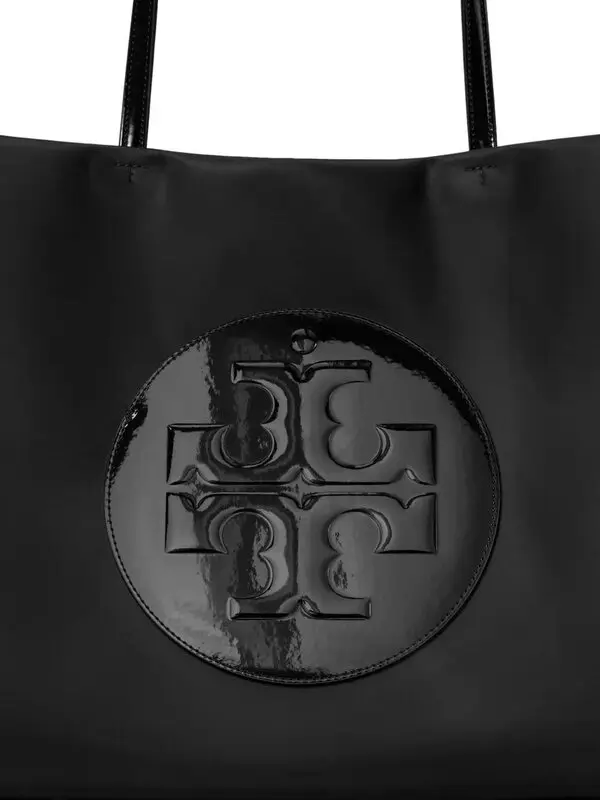 Tory Burch Large Ella Patent Logo-embossed Tote Bag