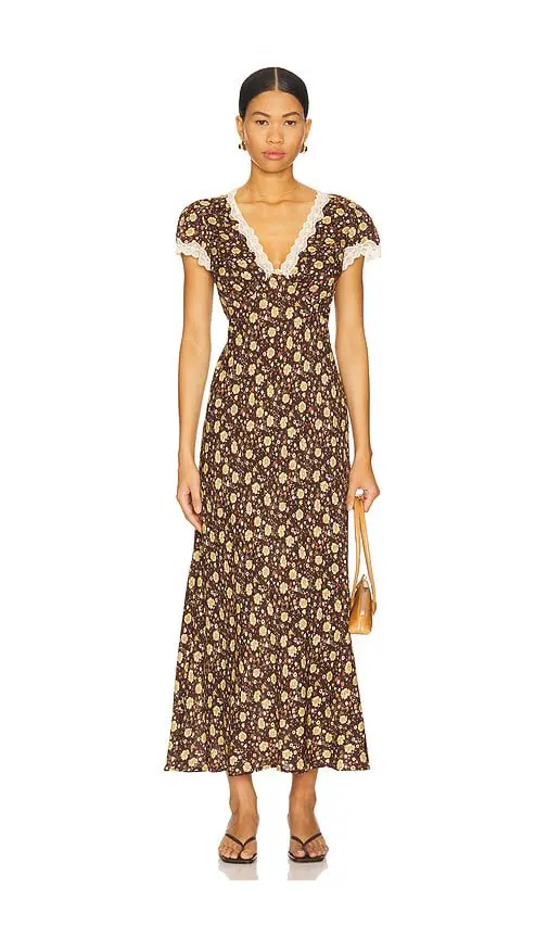 Rixo Clarice Midi Dress