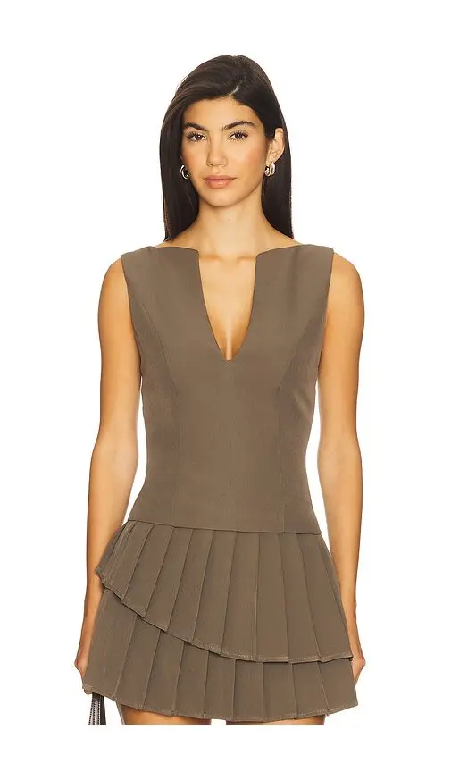 Superdown Marlowe Top - Grey