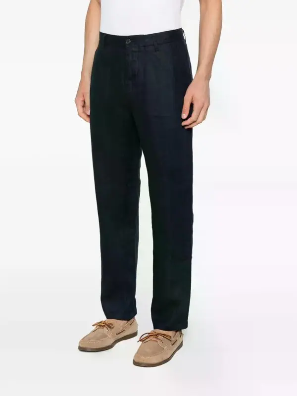 Marc O'polo Linen Trousers - Blue