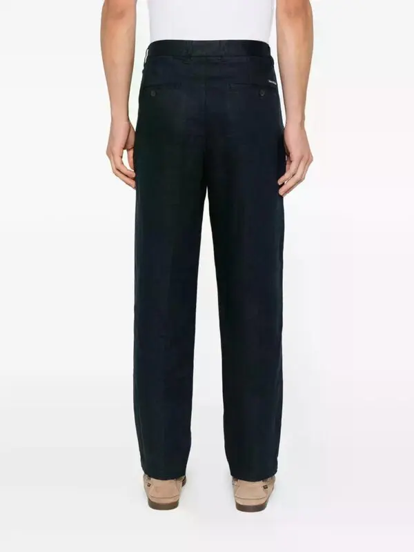 Marc O'polo Linen Trousers - Blue