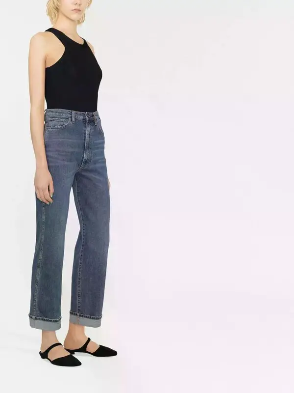 3x1 High-waist Straight-leg Jeans