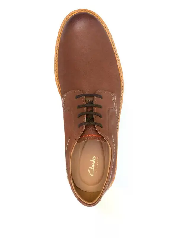 Clarks Atticus Lace-up Leather Derby Shoes - Brown