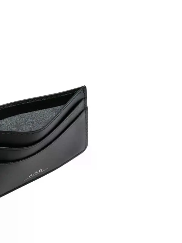 A.p.c. André Embossed Logo Cardholder