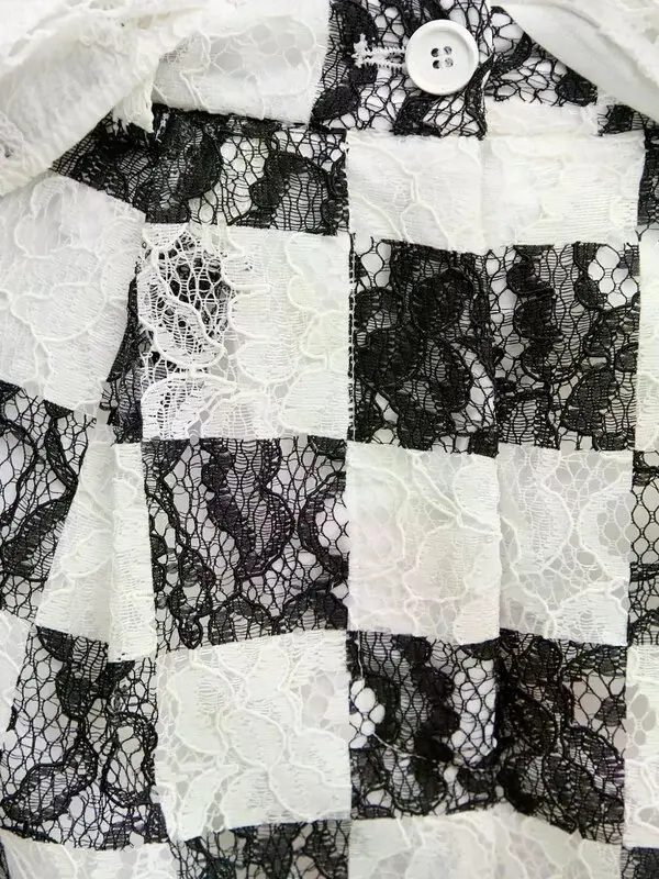 Pinko Checkerboard Lace Shorts