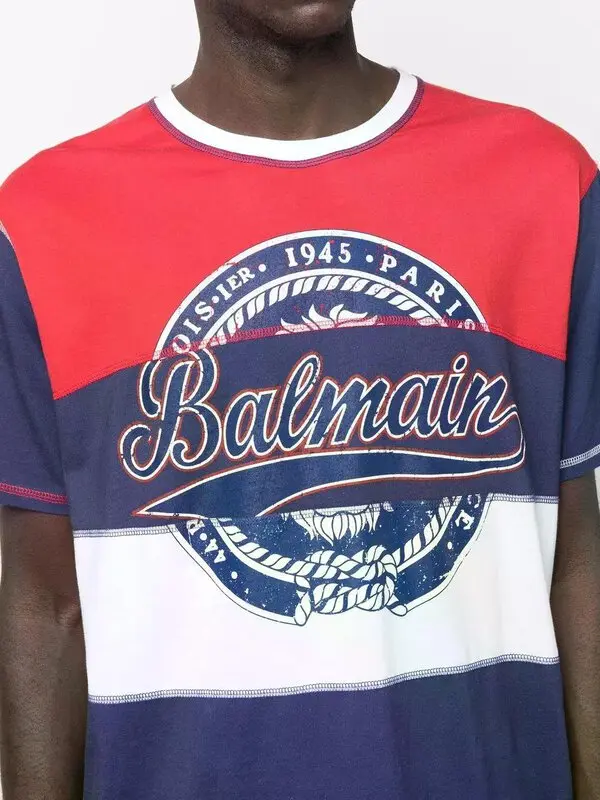 Balmain Logo Print T-shirt