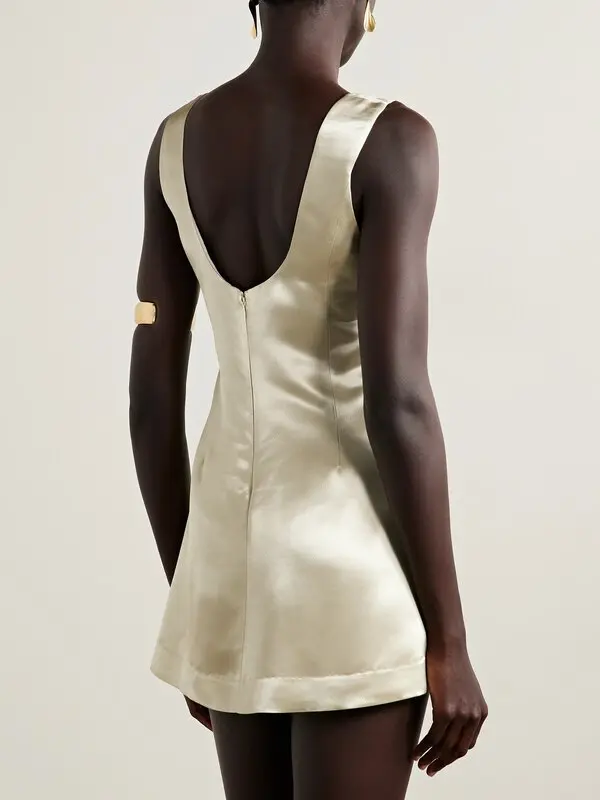 KALLMEYER Eloise Satin Mini Dress