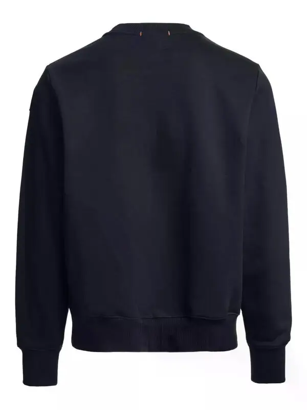 PARAJUMPERS Logo-patch Crew-neck Sweatshirt - Black