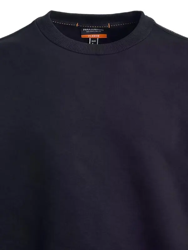 PARAJUMPERS Logo-patch Crew-neck Sweatshirt - Black