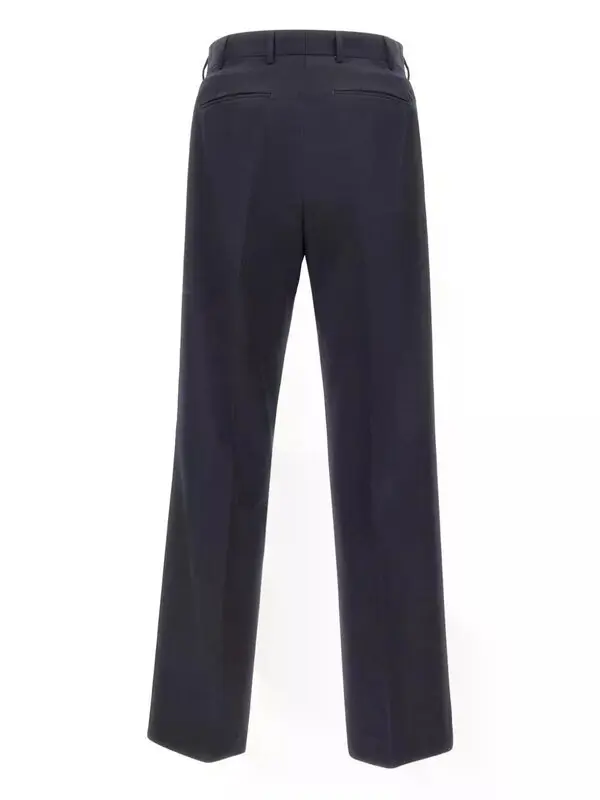 PT TORINO Single-pleat Wool Trousers