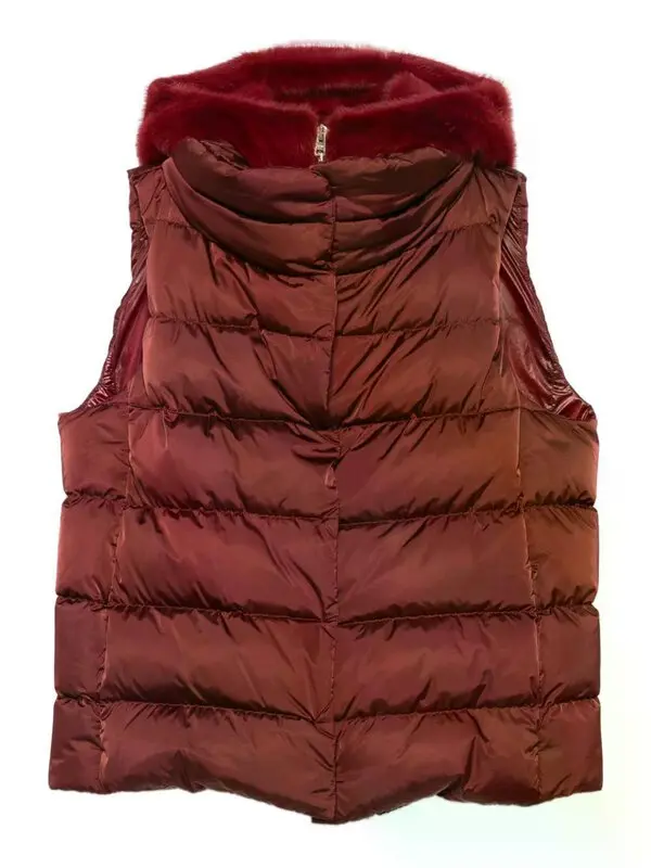 Herno Sleeveless Fur-trim Gilet
