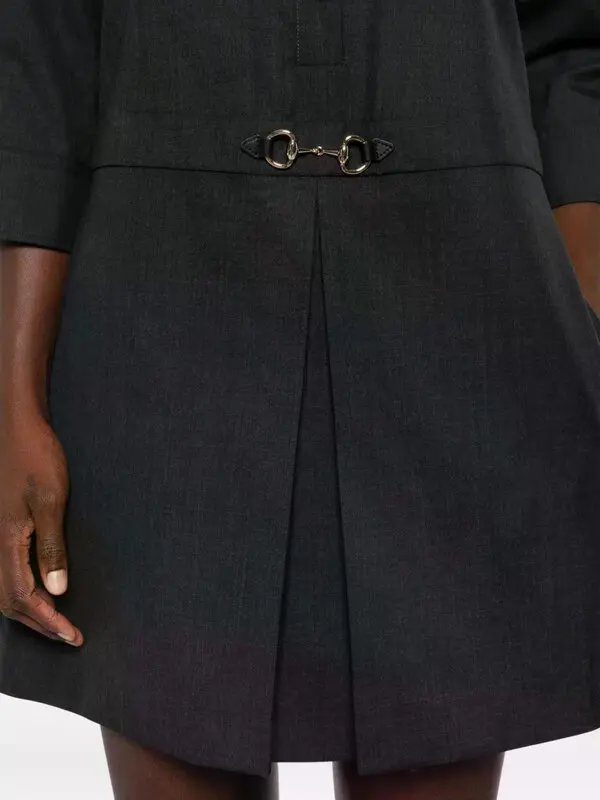 Gucci Button-fastening Mini Shirt Dress