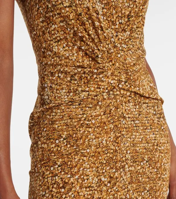 Isabel Marant Étoile Terena Printed Silk-blend Midi Dress - Multicoloured