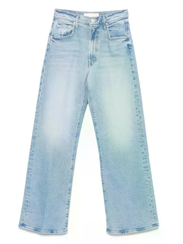 MOTHER The Lil Lasso Sneak Jeans In Light Wash - Blue