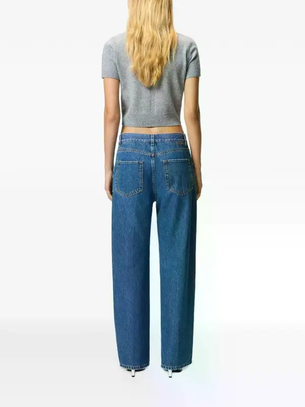 Pinko Split Hem Jeans - Blue