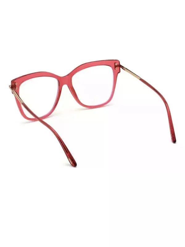 TOM FORD Square-frame Glasses - Red