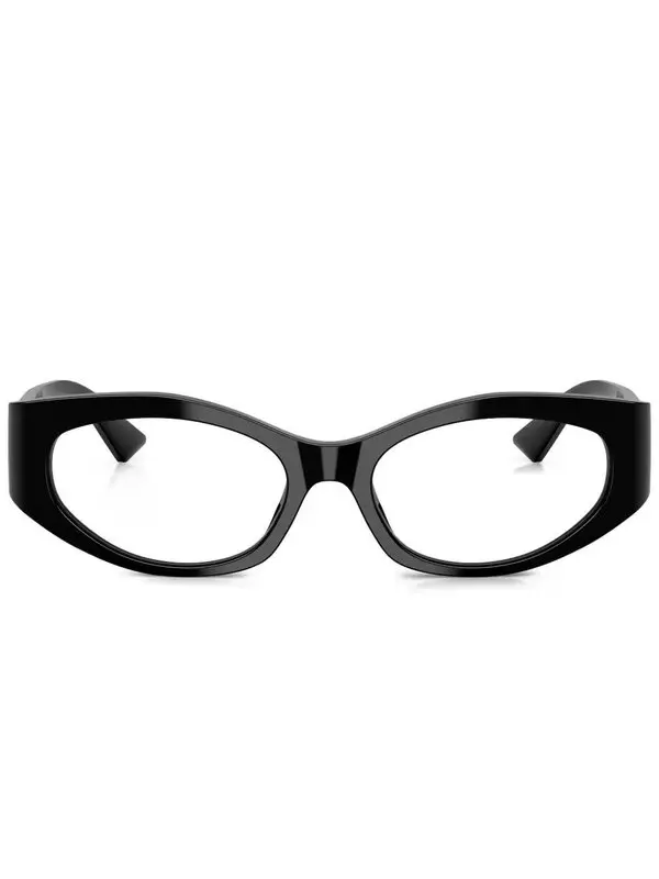Versace Cat Eye Frame Glasses - Black