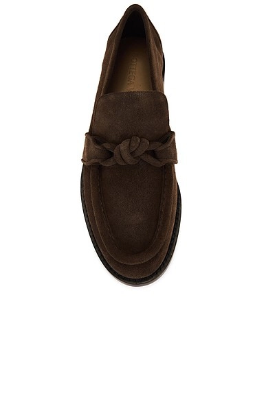 Bottega Veneta Astaire Suede Loafers - Fondant