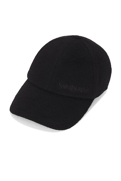 Saint Laurent Embroidered Baseball Cap