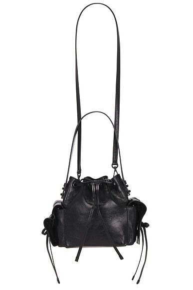 Acne Studios Multipocket Mini Bucket Lux Bag - Black
