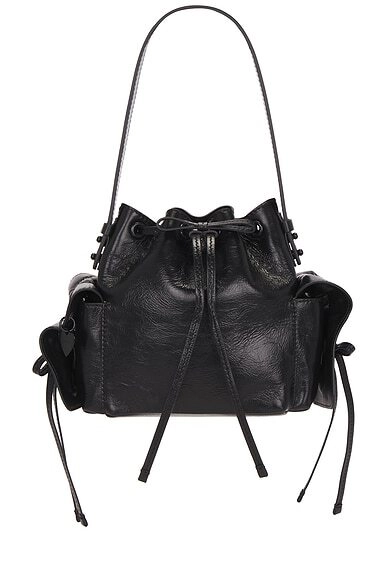 Acne Studios Multipocket Mini Bucket Lux Bag - Black