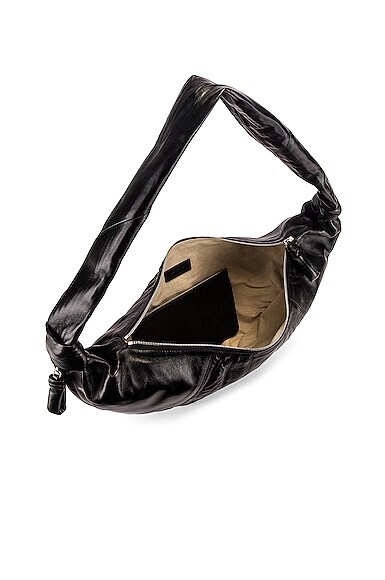 LEMAIRE Large Croissant Bag - Black
