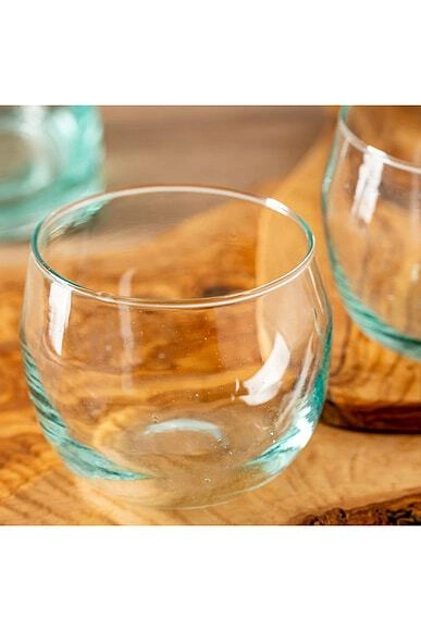 VERVE CULTURE Set Of Stemless Wine Goblets - Clear