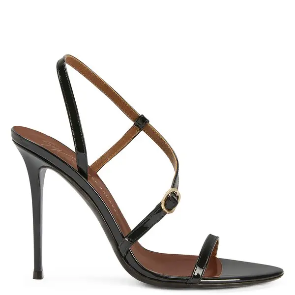 GIUSEPPE ZANOTTI Audrinette 105 Patent Leather Stiletto Sandals