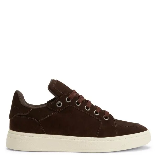 GIUSEPPE ZANOTTI Low-top Suede Lace-up Sneakers