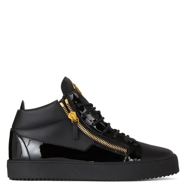 GIUSEPPE ZANOTTI Kriss Mid-top Sneakers - Black