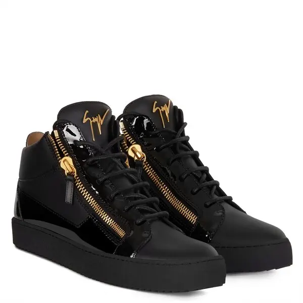 GIUSEPPE ZANOTTI Kriss Mid-top Sneakers - Black