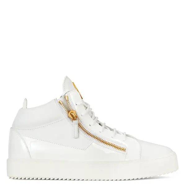 GIUSEPPE ZANOTTI Kriss Mid-top Sneakers - White