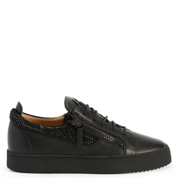 GIUSEPPE ZANOTTI Frankie Low-top Sneakers With Rhinestone Embellishments