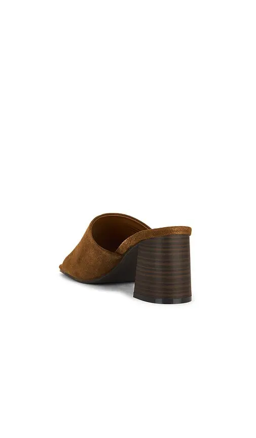Seychelles Adapt Mule Block Heel Suede Slip-on