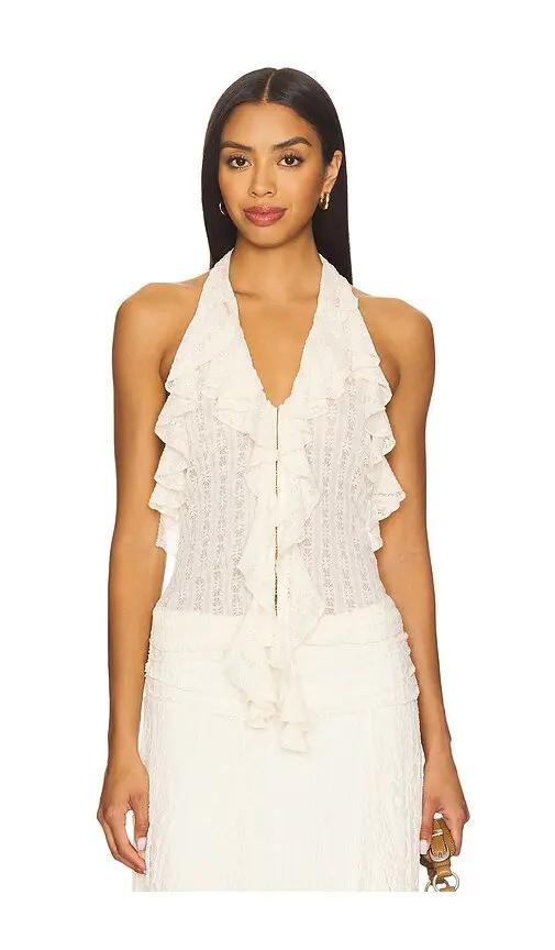 MORE TO COME Marilou Halter Top In . Also - Cream