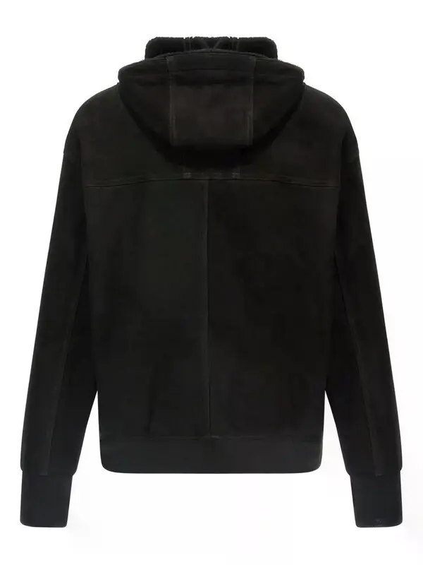 GIORGIO BRATO Hooded Leather Jacket