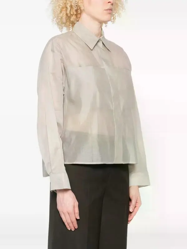Peserico Button-fastening Cotton-silk Shirt