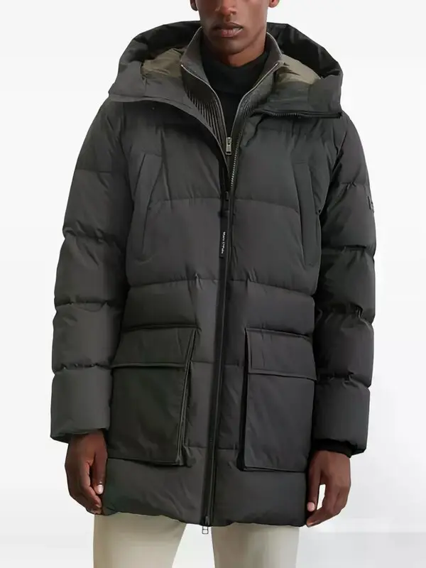 Marc O'polo Padded Hooded Parka - Grey