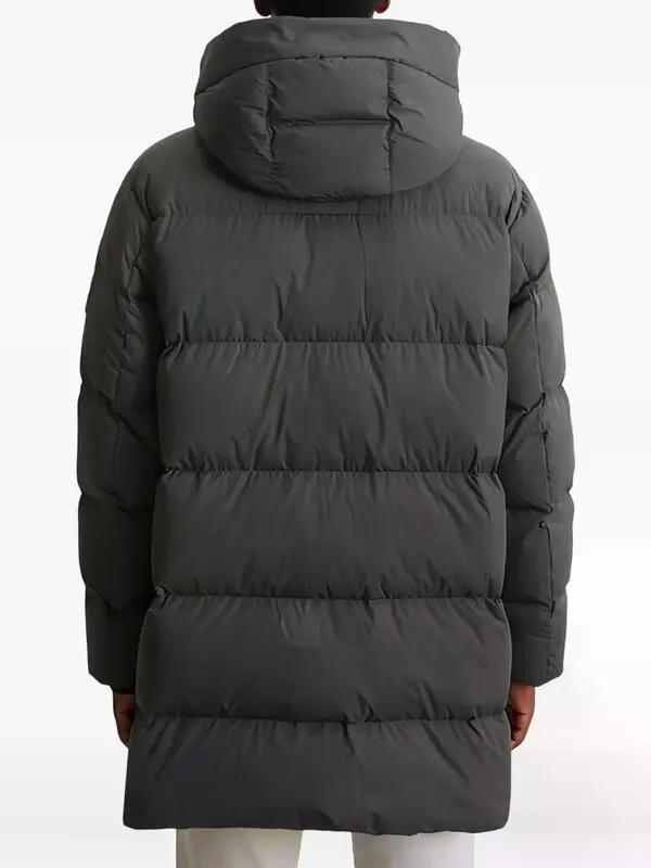 Marc O'polo Padded Hooded Parka - Grey