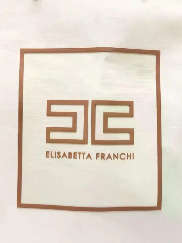 Elisabetta Franchi Logo-print Cotton Tote Bag