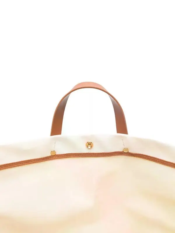 Elisabetta Franchi Logo-print Cotton Tote Bag
