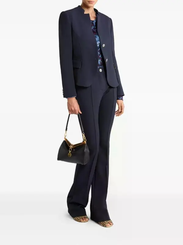 Etro Button-fastening Flared Trousers