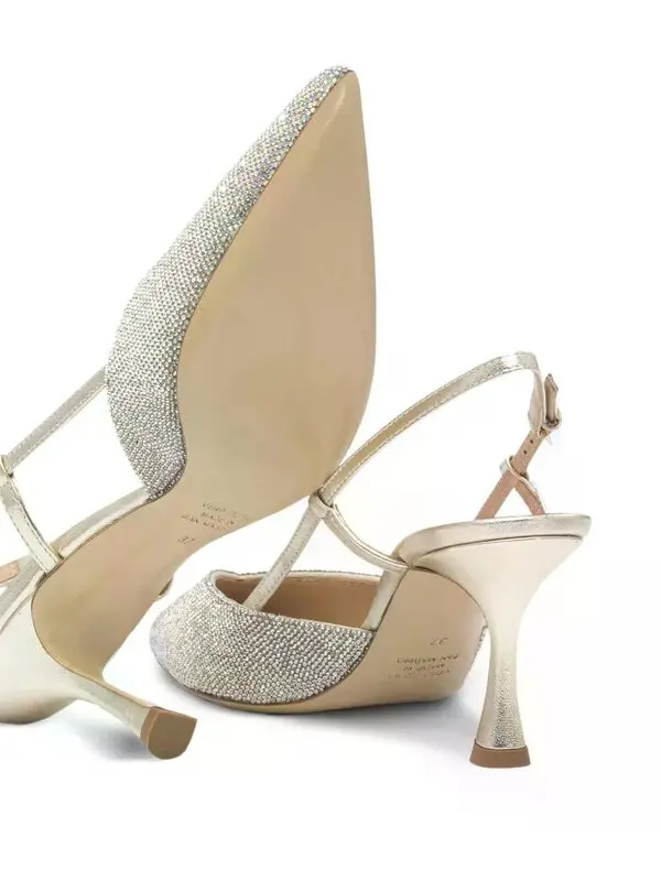 NINALILOU 65mm Crystal-embellished Slingback Pumps