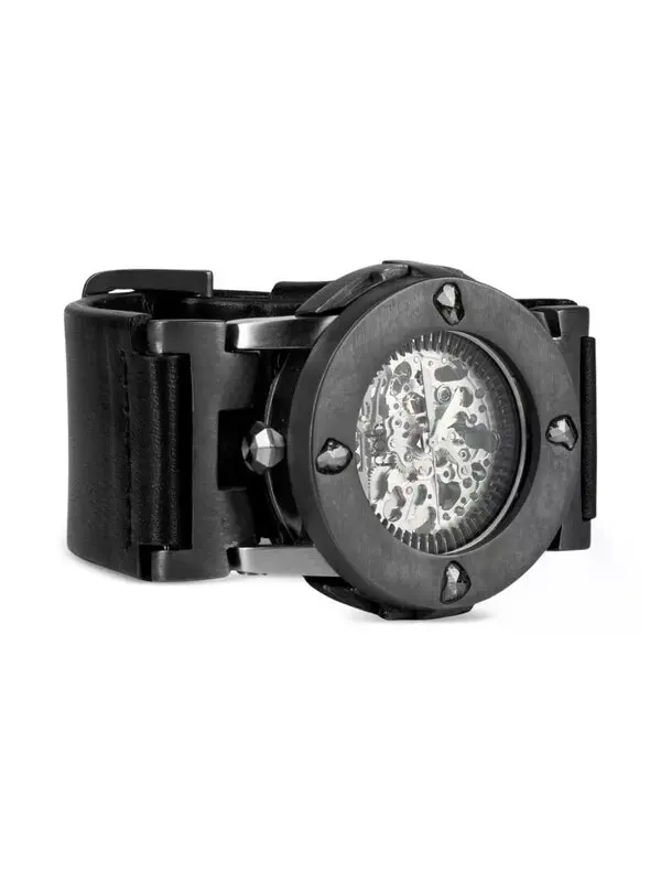 PARTS OF FOUR Skeleton Dial Automatic Watch - Silver